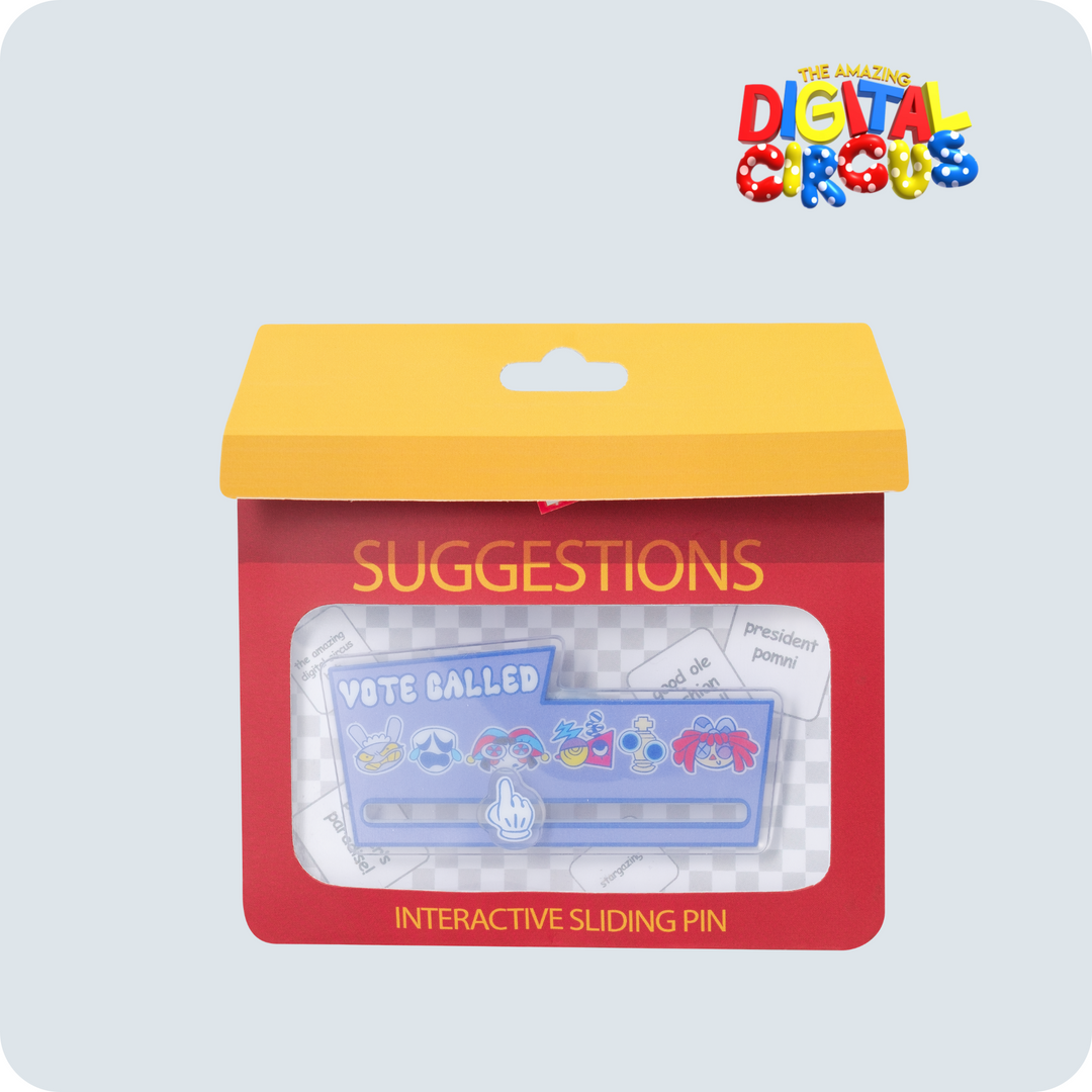Sliding Vote Pin – Glitch Productions Store
