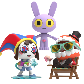 Digital Circus Animiniz: Beach Vacation Series Blindbox – Glitch ...