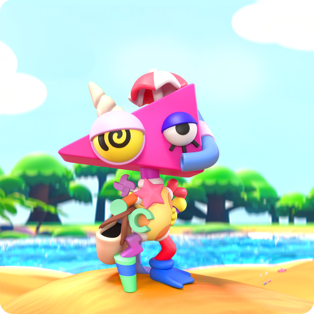Digital Circus Animiniz: Beach Vacation Series – Glitch Productions Store