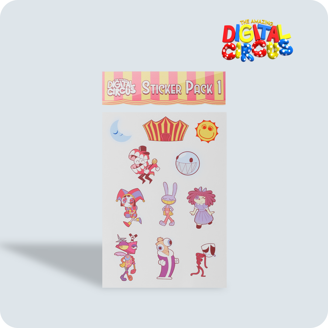 Digital Circus Sticker Pack 1 – Glitch Productions Store