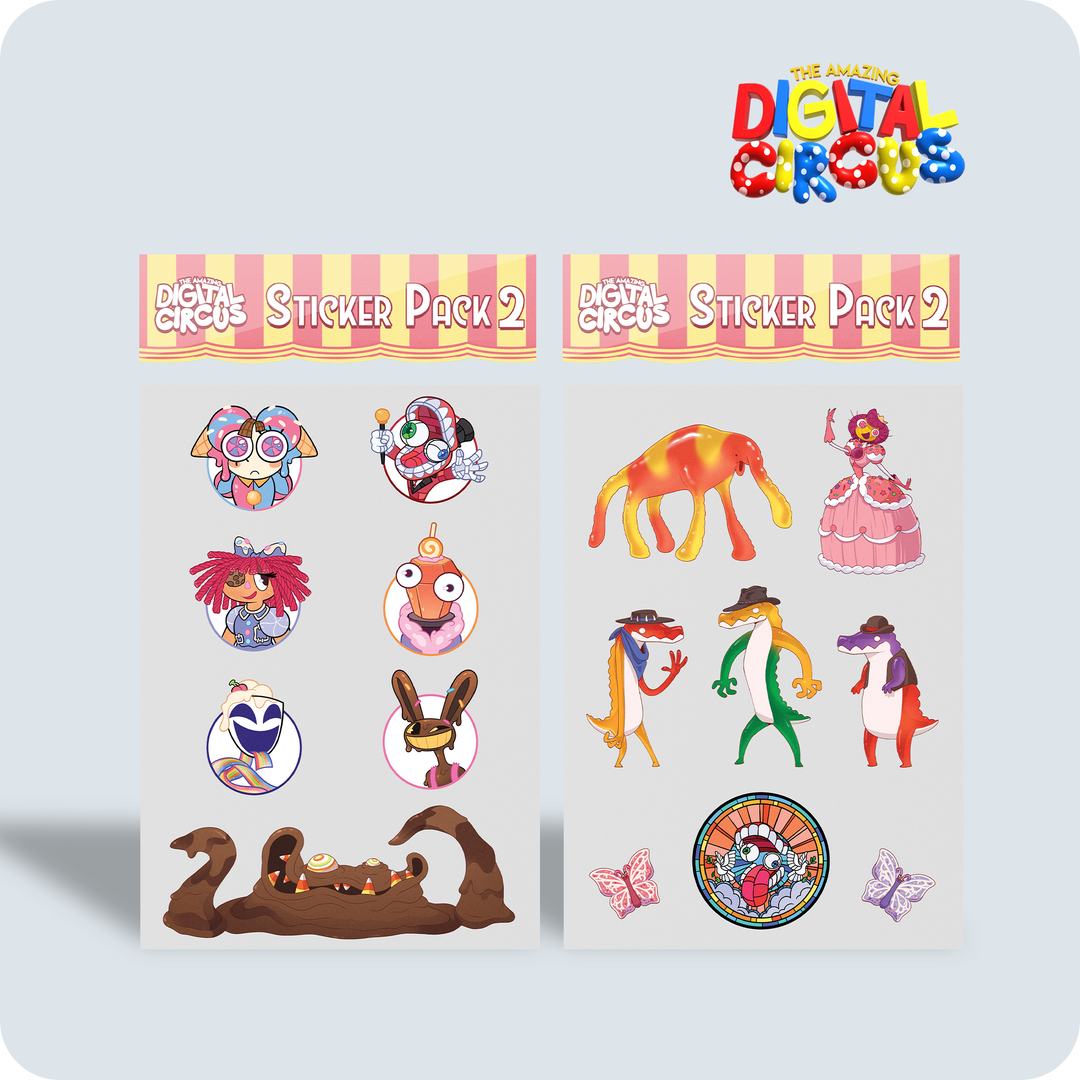 Digital Circus Sticker Pack 2 – Glitch Productions Store