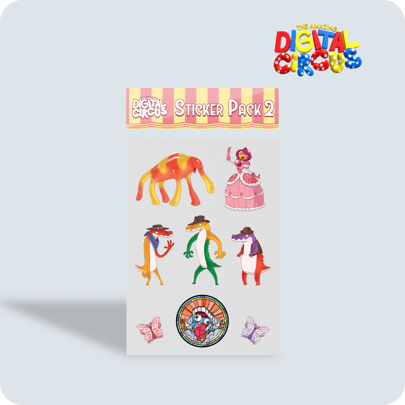 Digital Circus Sticker Pack 2 – Glitch Productions Store