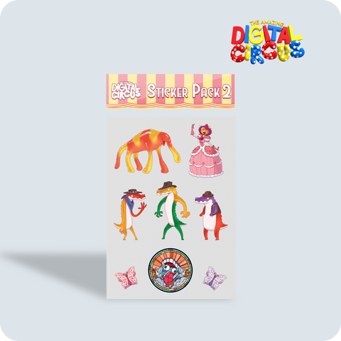 Digital Circus Sticker Pack 2 – Glitch Productions Store