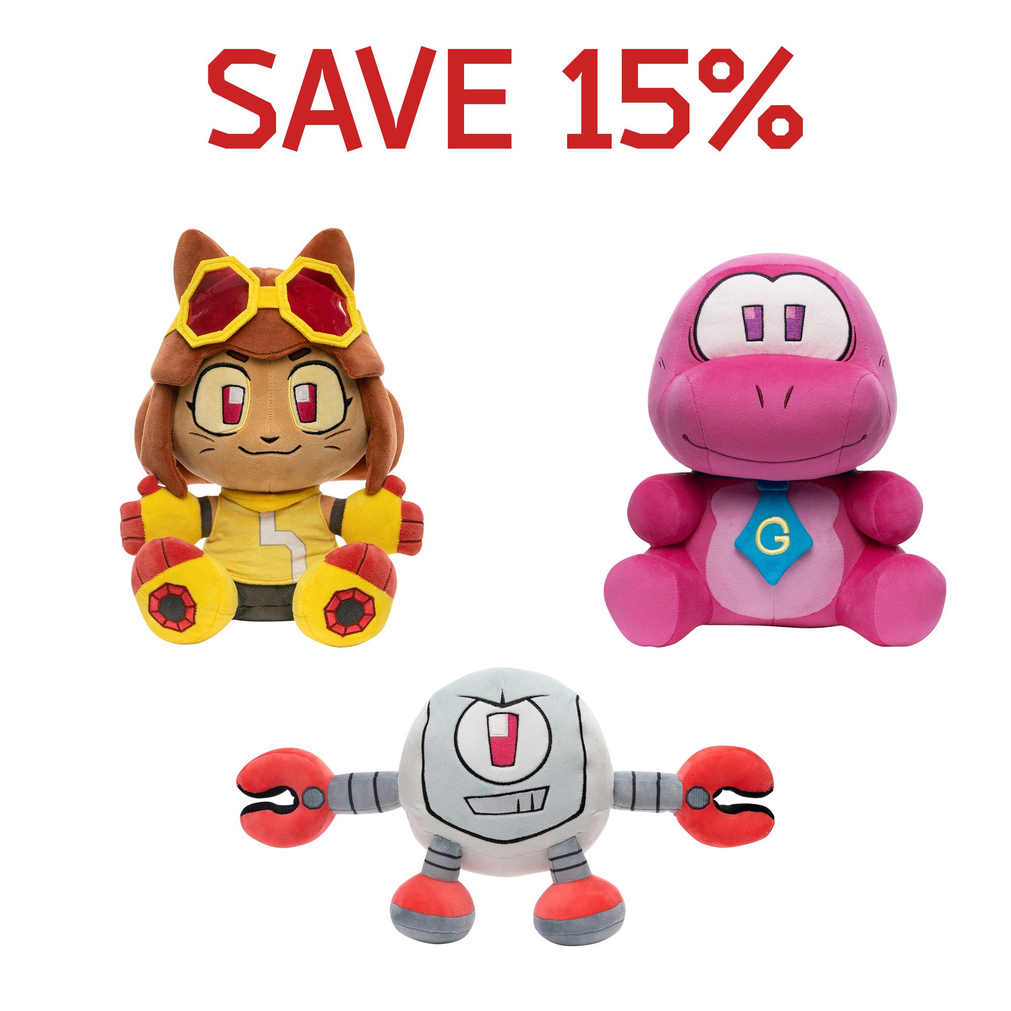 Gameoverse Plush Bundle – Glitch Productions Store