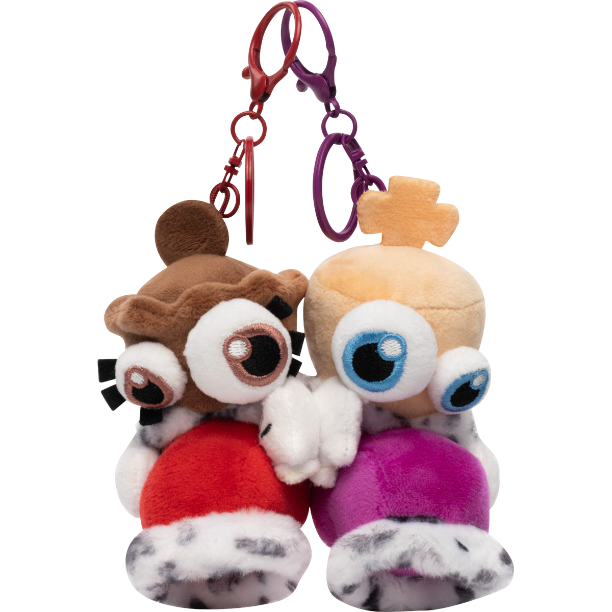 Kinger & Queenie Magnetic Plush Keychains – Glitch Productions Store