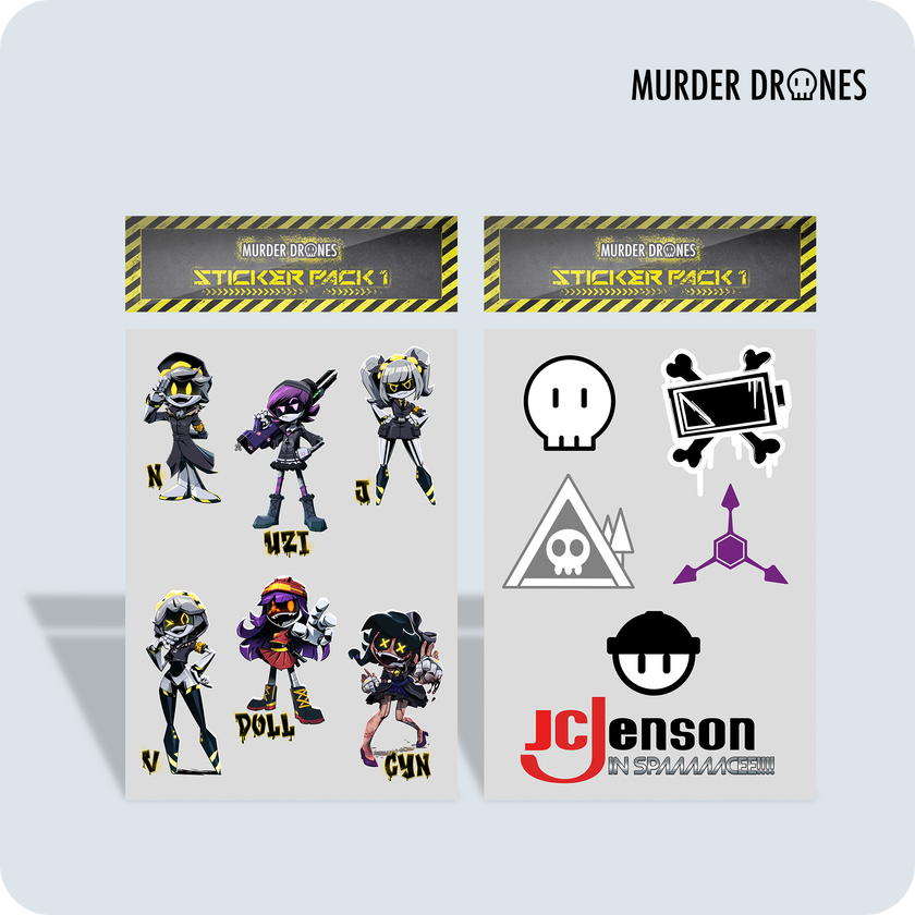 Murder Drones Sticker Pack 1 – Glitch Productions Store