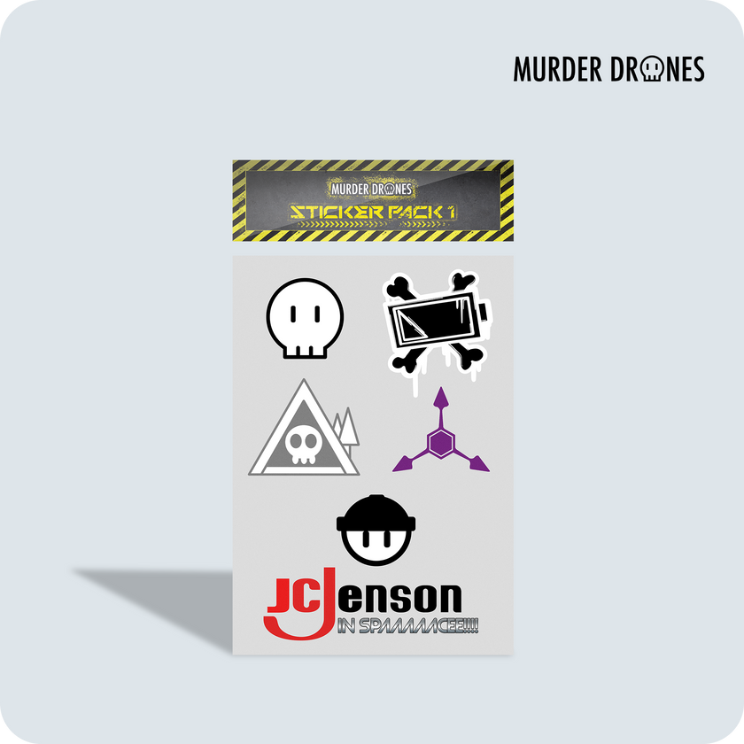 Murder Drones Sticker Pack 1 – Glitch Productions Store