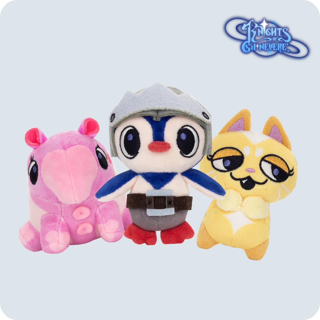 Space Trio Plush Keychains – Glitch Productions Store