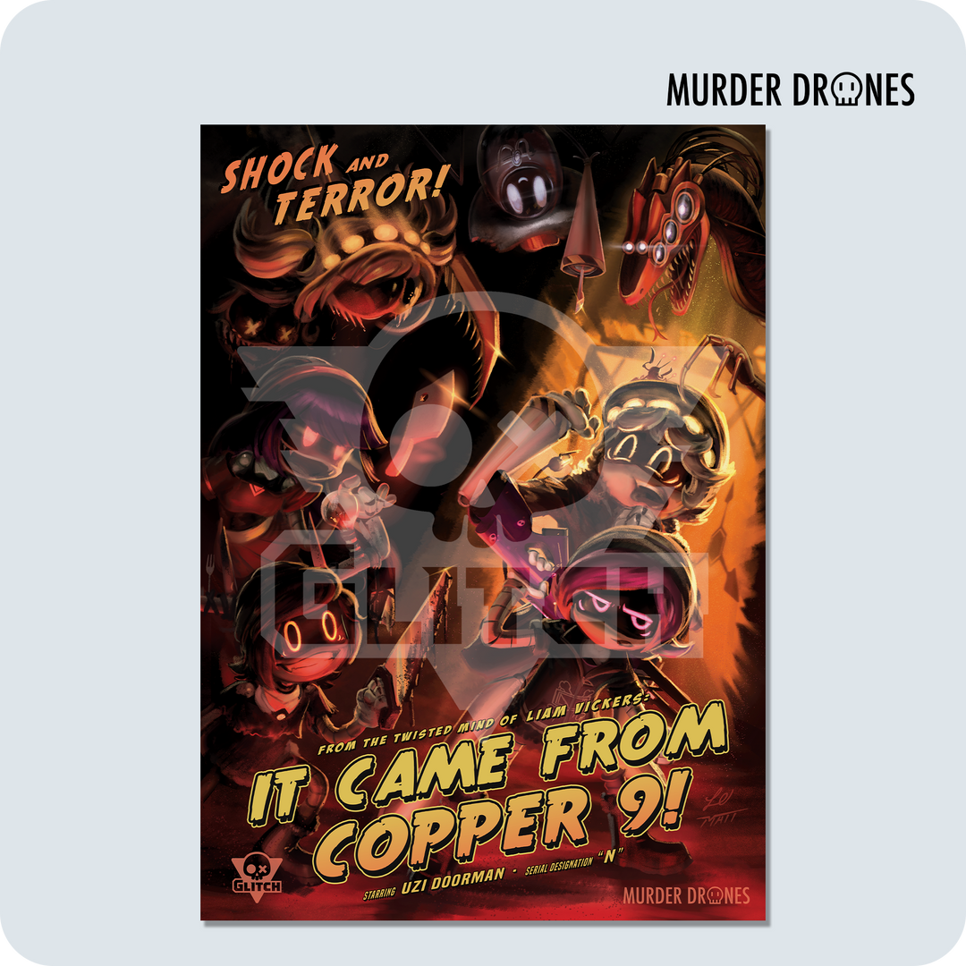 "It Came From Copper 9" Poster – Glitch Productions Store