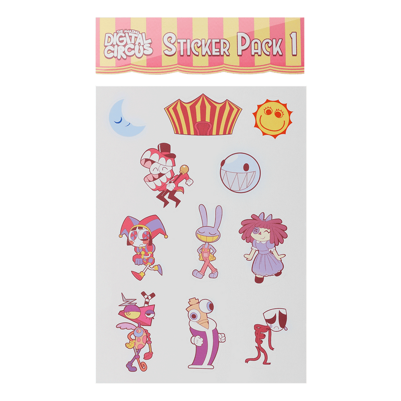 Digital Circus Sticker Pack 1 – Glitch Productions Store