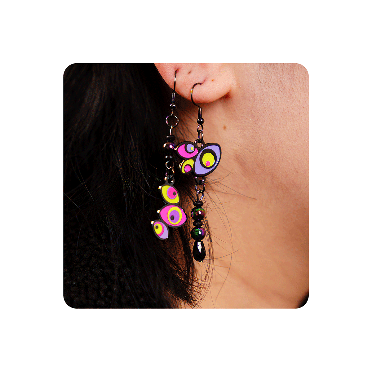 Digital Circus Earring Set – Glitch Productions Store