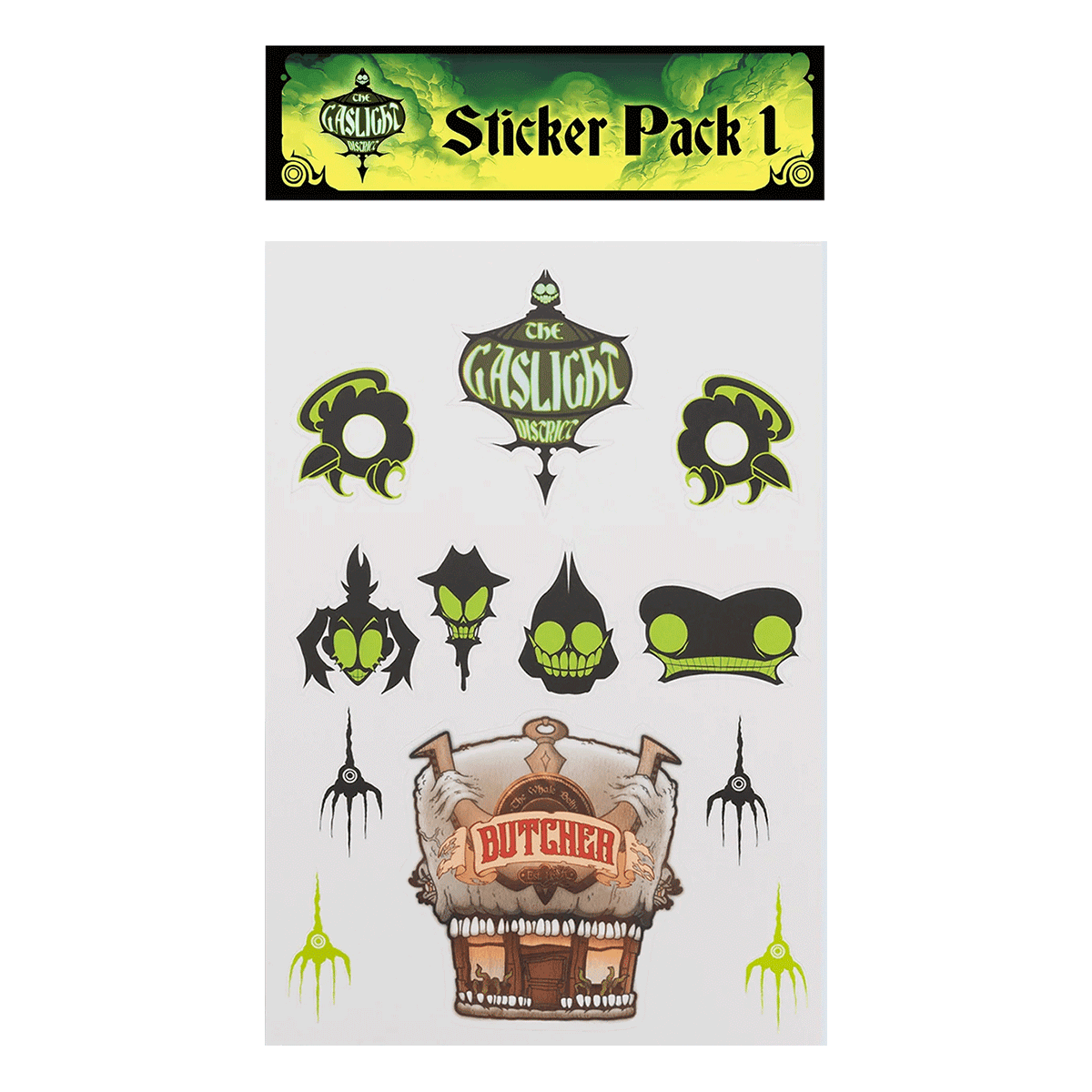 Gaslight District Sticker Set – Glitch Productions Store