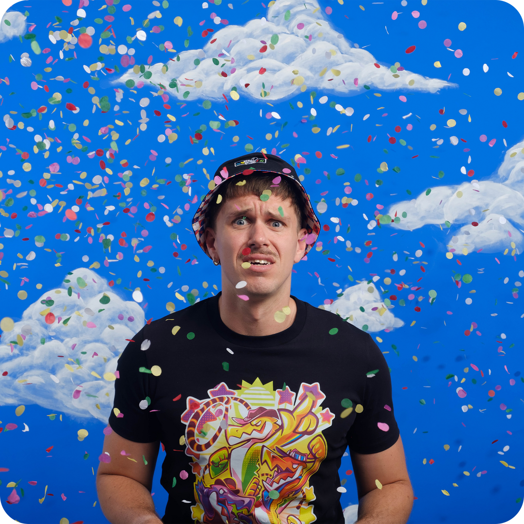 Gummigoo and Gang T-shirt – Glitch Productions Store