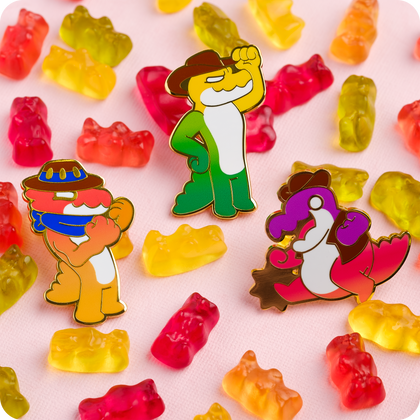 Candy Bandit Pins – Glitch Productions Store