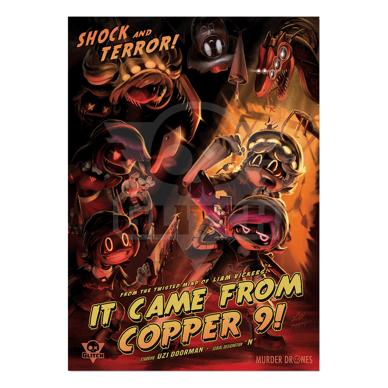 "It Came From Copper 9" Poster – Glitch Productions Store