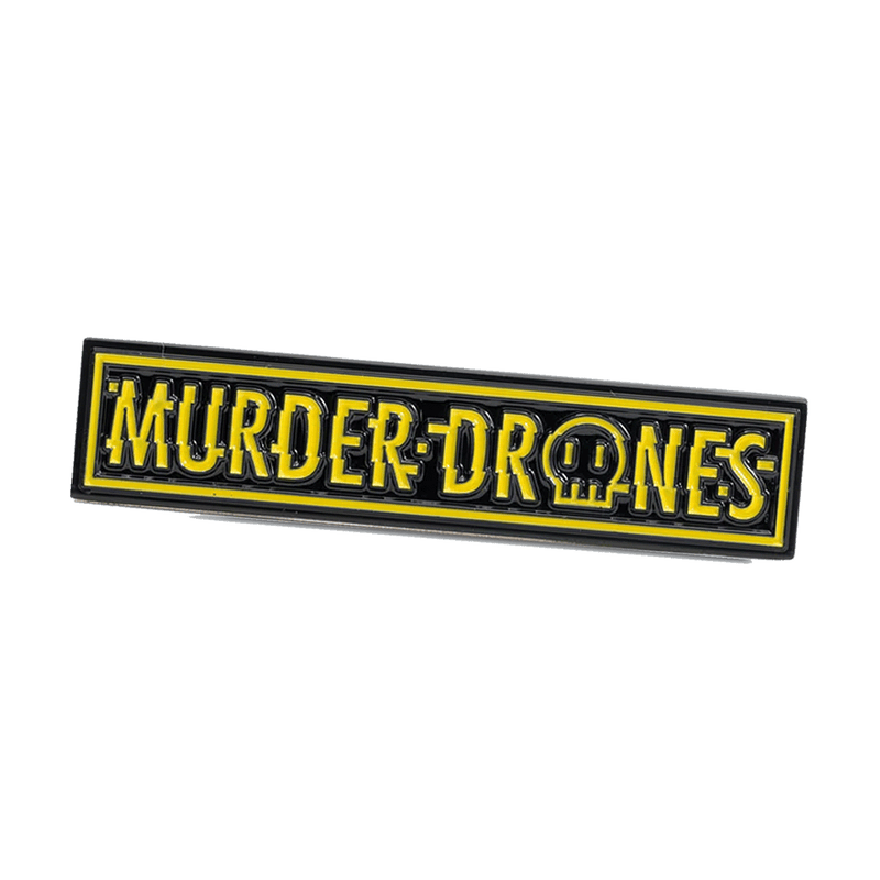 Murder Drones Logo Pin – Glitch Productions Store