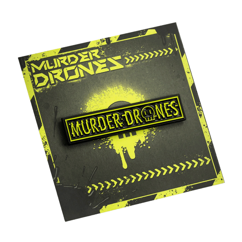 Murder Drones Logo Pin – Glitch Productions Store