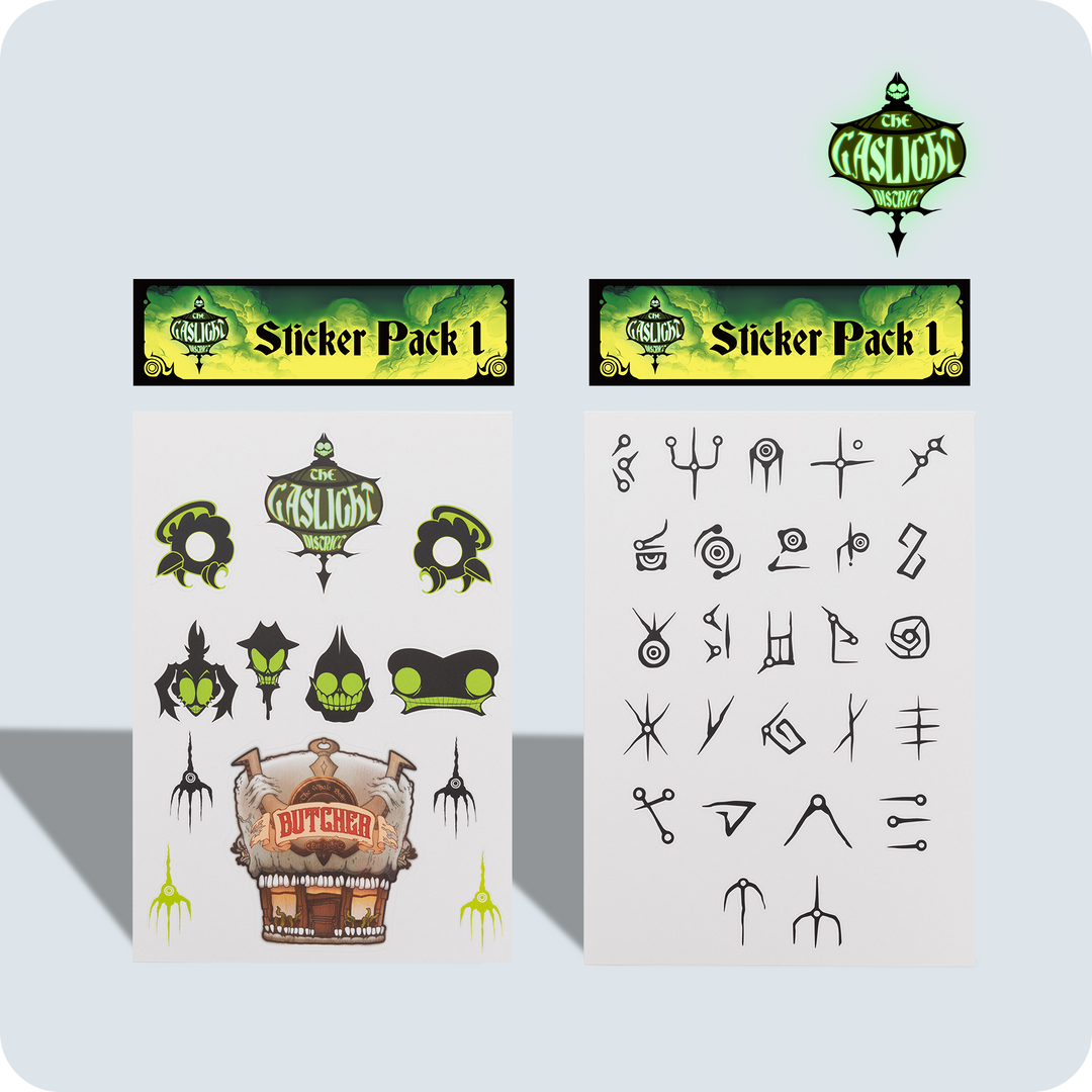 Gaslight District Sticker Set – Glitch Productions Store