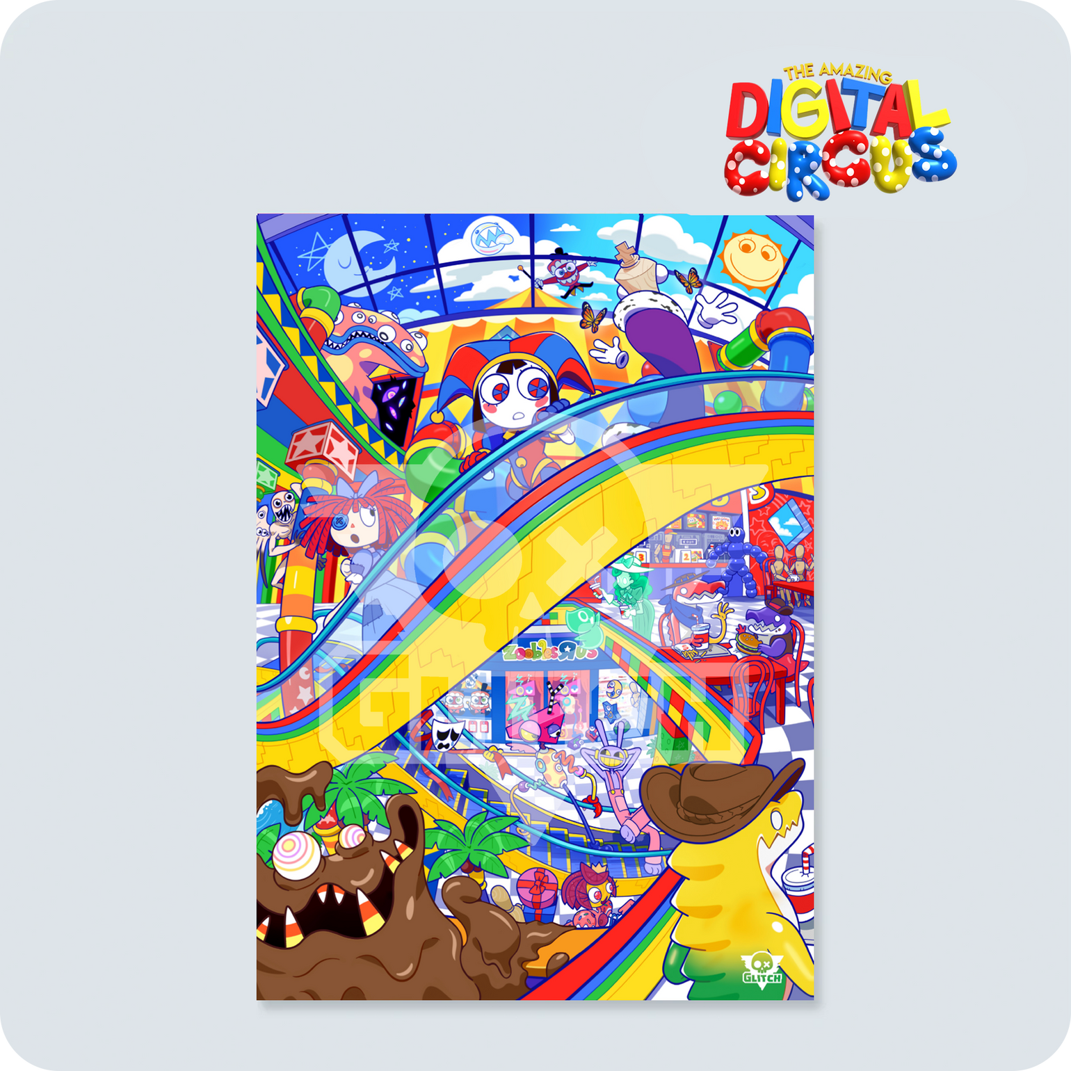 Mall Adventure Poster – Glitch Productions Store